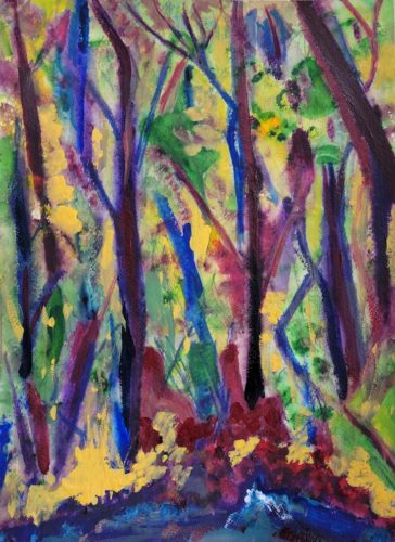 FOREST, Russell Steven Powell watercolor on paper, 12×9 – Russell ...